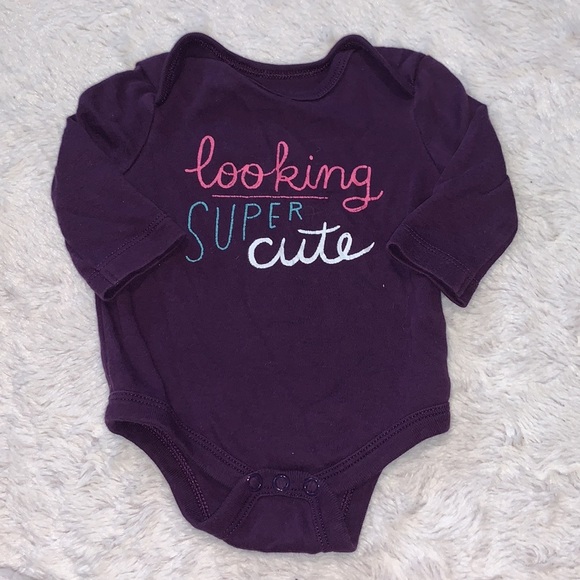 Joe Fresh | One Pieces | 3 For Joe Fresh Purple Bodysuit 03 Months Baby ...